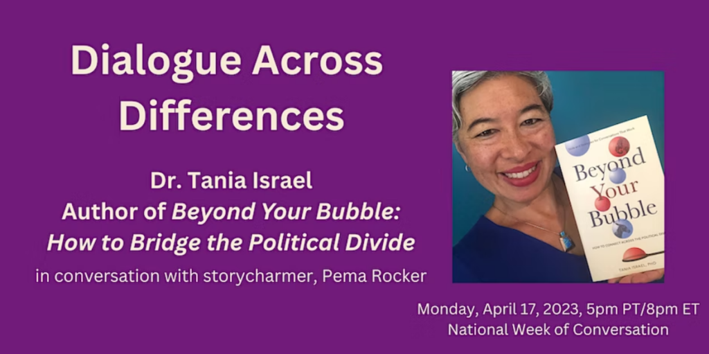 Dialogue Across Differences with Dr. Tania Israel – Citizen Connect